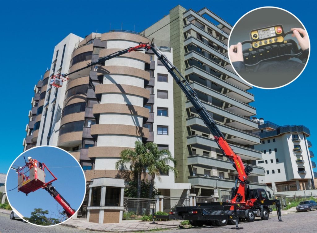 Cesto Aéreo NR -36 metros de altura – Sidcar Transportes